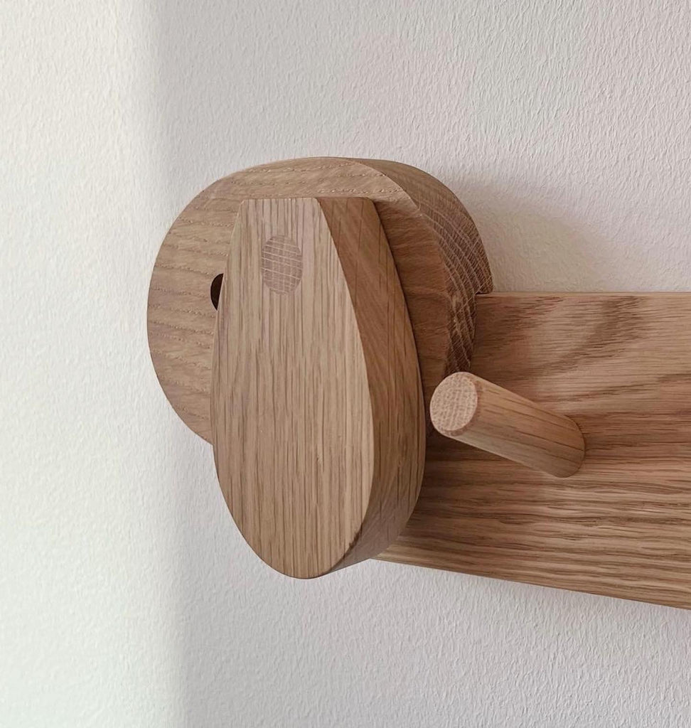 Dog Coat Rack - High-Quality Solid Oak – Minor Things