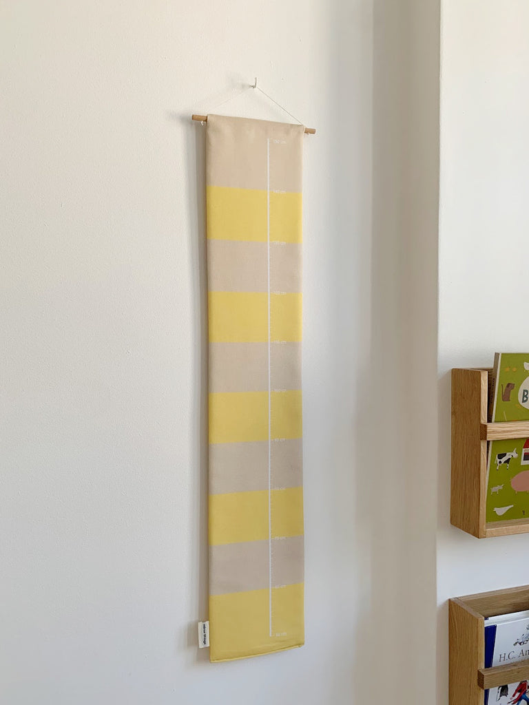 Growth Chart Yellow - Cotton Growth Chart for Children – Minor Things